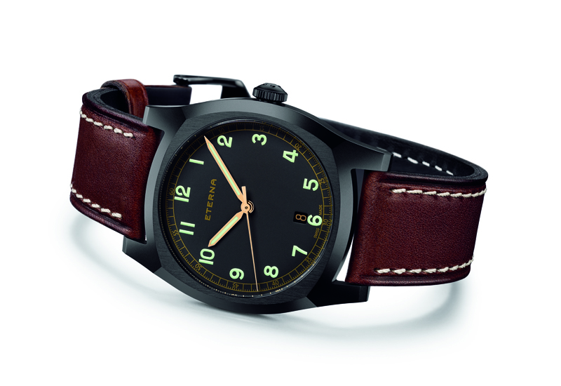 Eterna Recreate Historic Majetek Pilots Watch