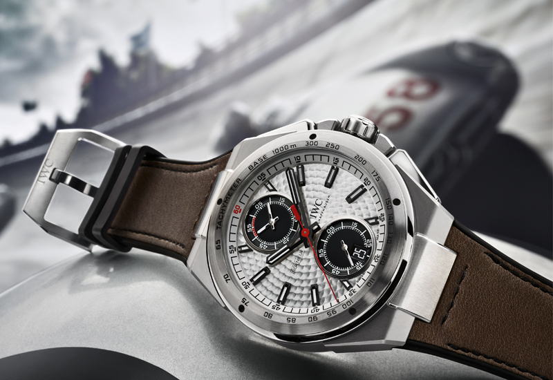 Lewis Hamilton Revs Into IWC Selfridges Pop Up