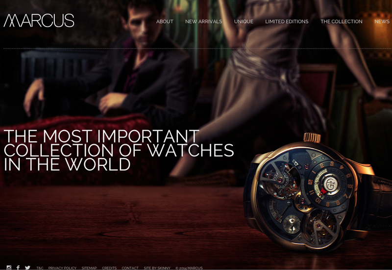 New Look Website For Bond Street's Marcus