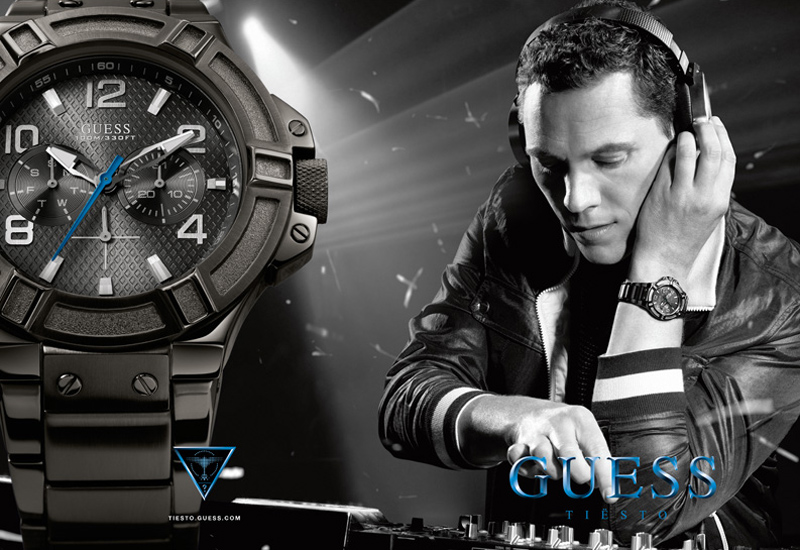 Guess Launches Watch Collaboration With DJ Tiesto