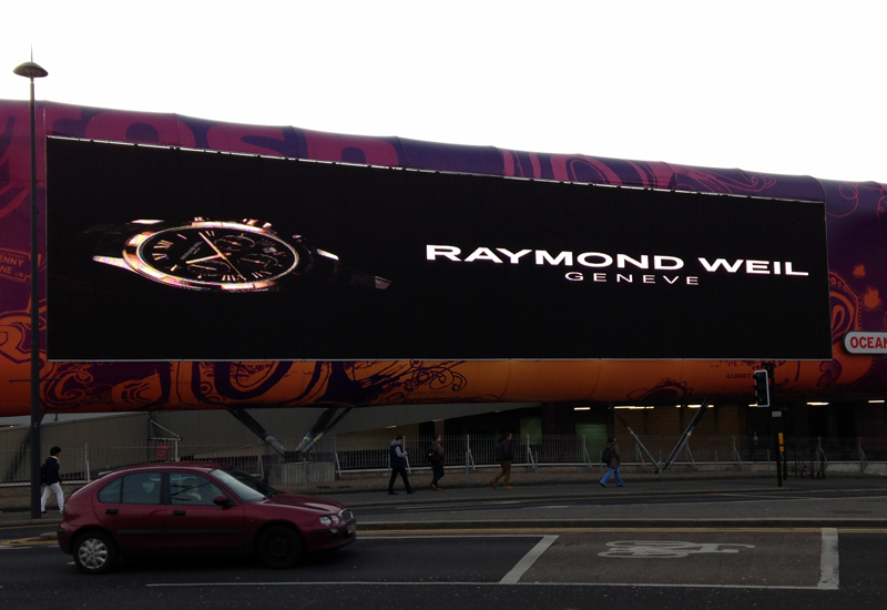 Raymond Weil Unveils Nationwide Digital Billboards