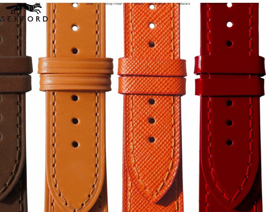 Sekford Offers Personal Strap Selector On Its Ecommerce Site