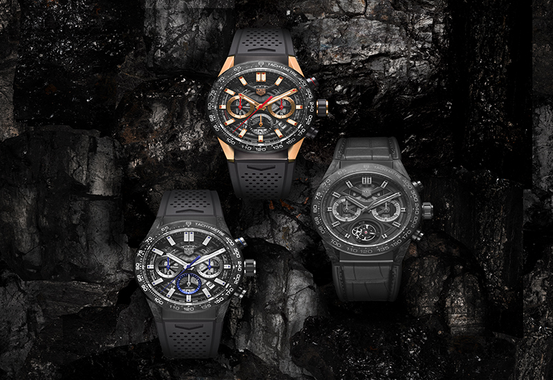 TAG Heuer Adds Three Boutique-only Carbon Watches To Its Carrera Collection