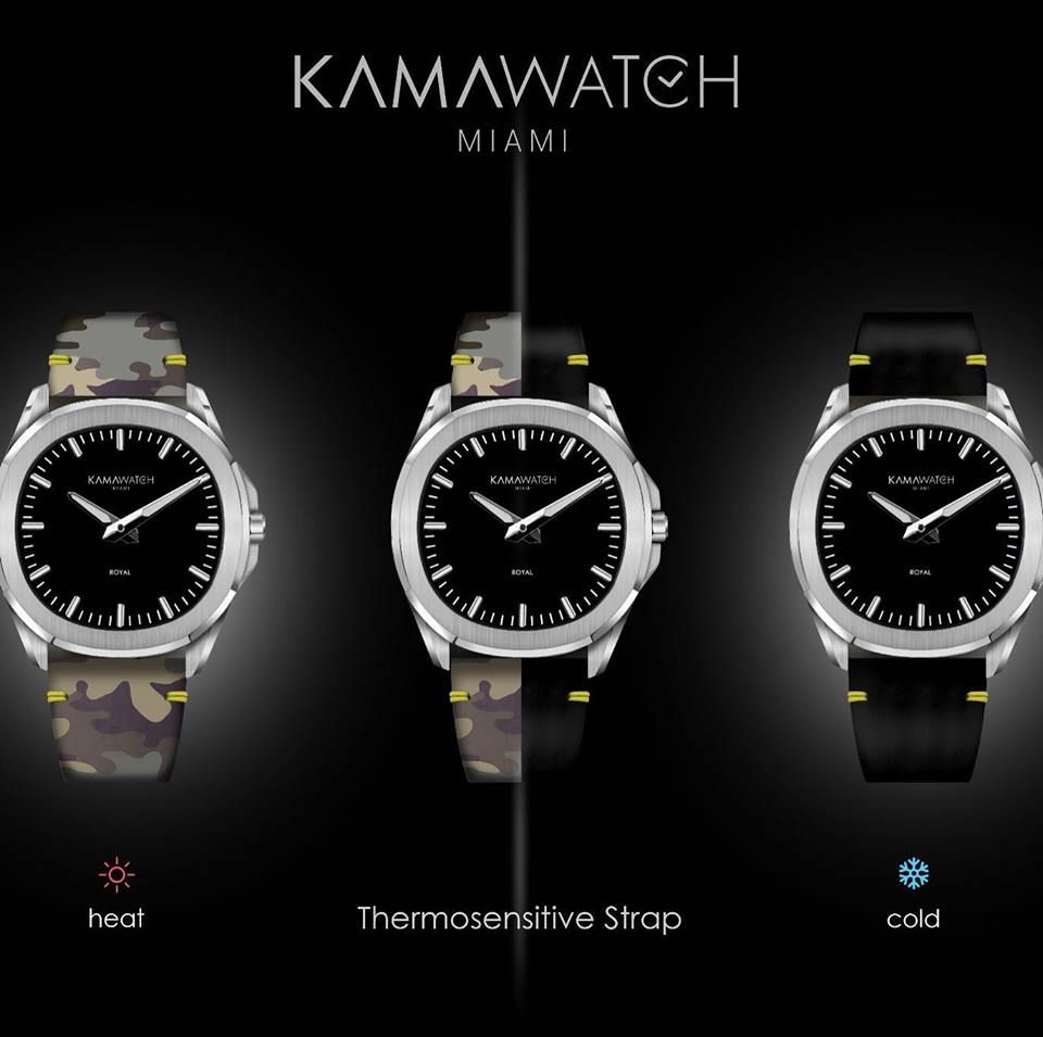 Kamawatch Chameleon Timepieces Change Colour Through The Day