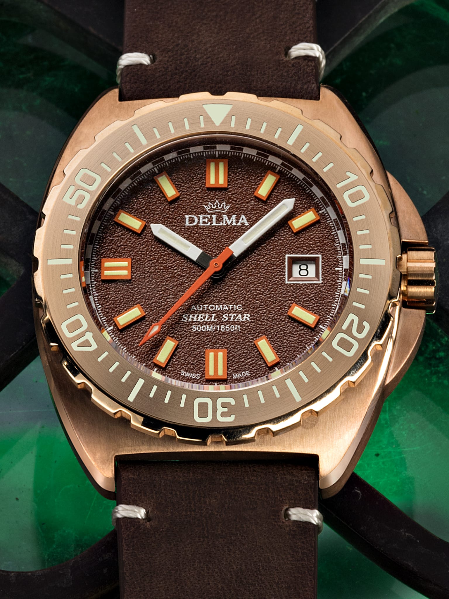 Delma Makes A Bronze Edition Of Its Shell Star Professional Diver's Watch