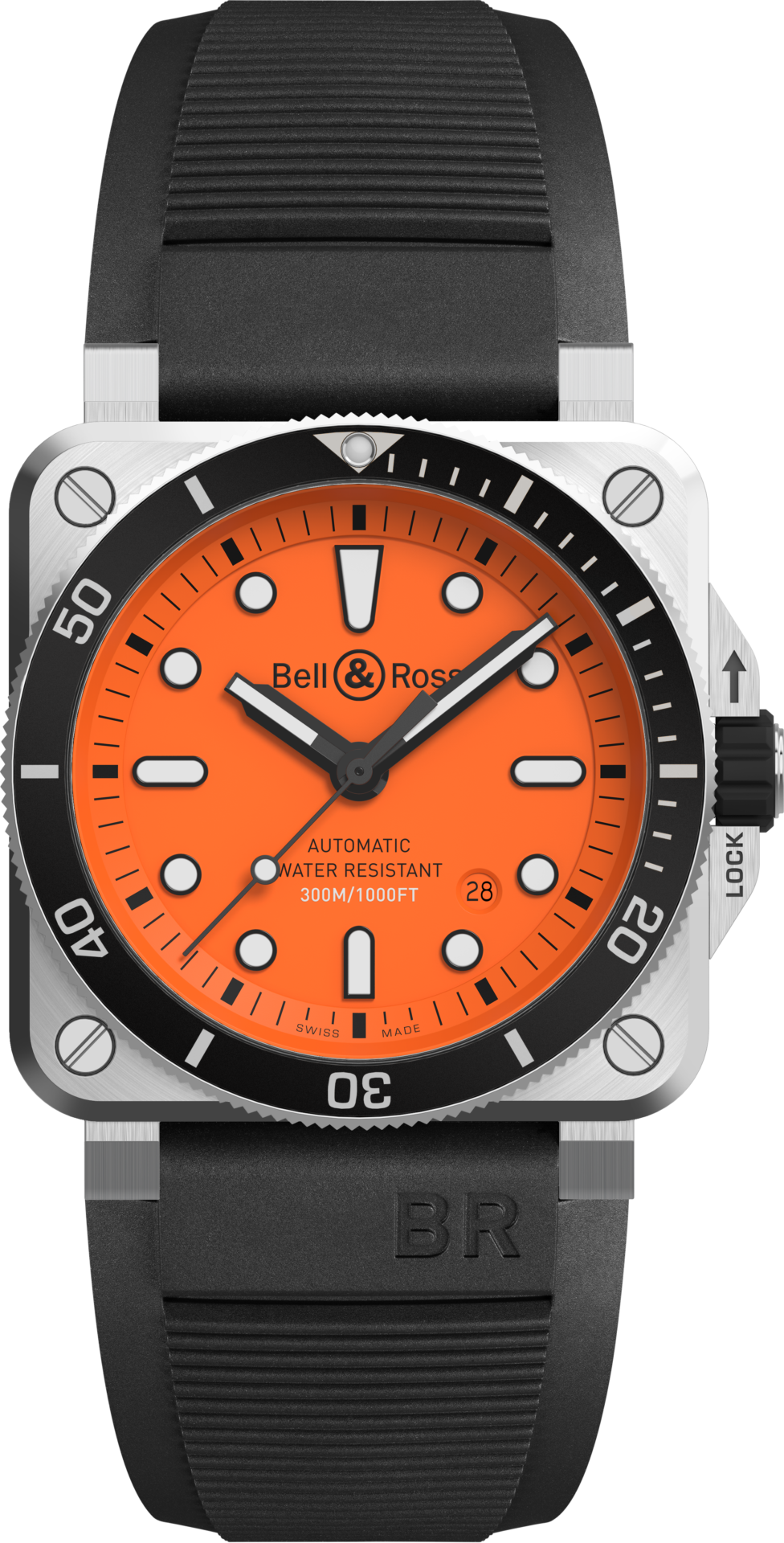 Bell & Ross Reserves Orange Dive Watch For Its Own Boutiques