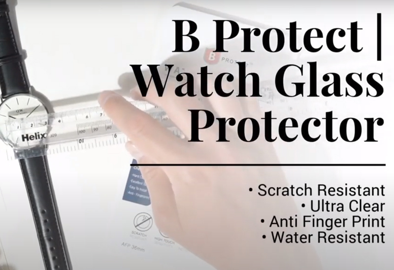 VIDEO: B Protect Watch Glass Protector Offers Premium Screen Protection