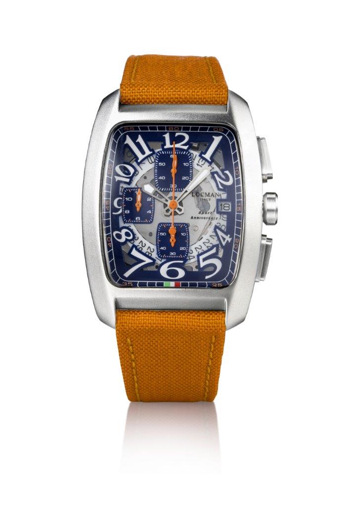 Italy's Locman Offers A Translucent Dial For Its Sport Tonneau Chronograph