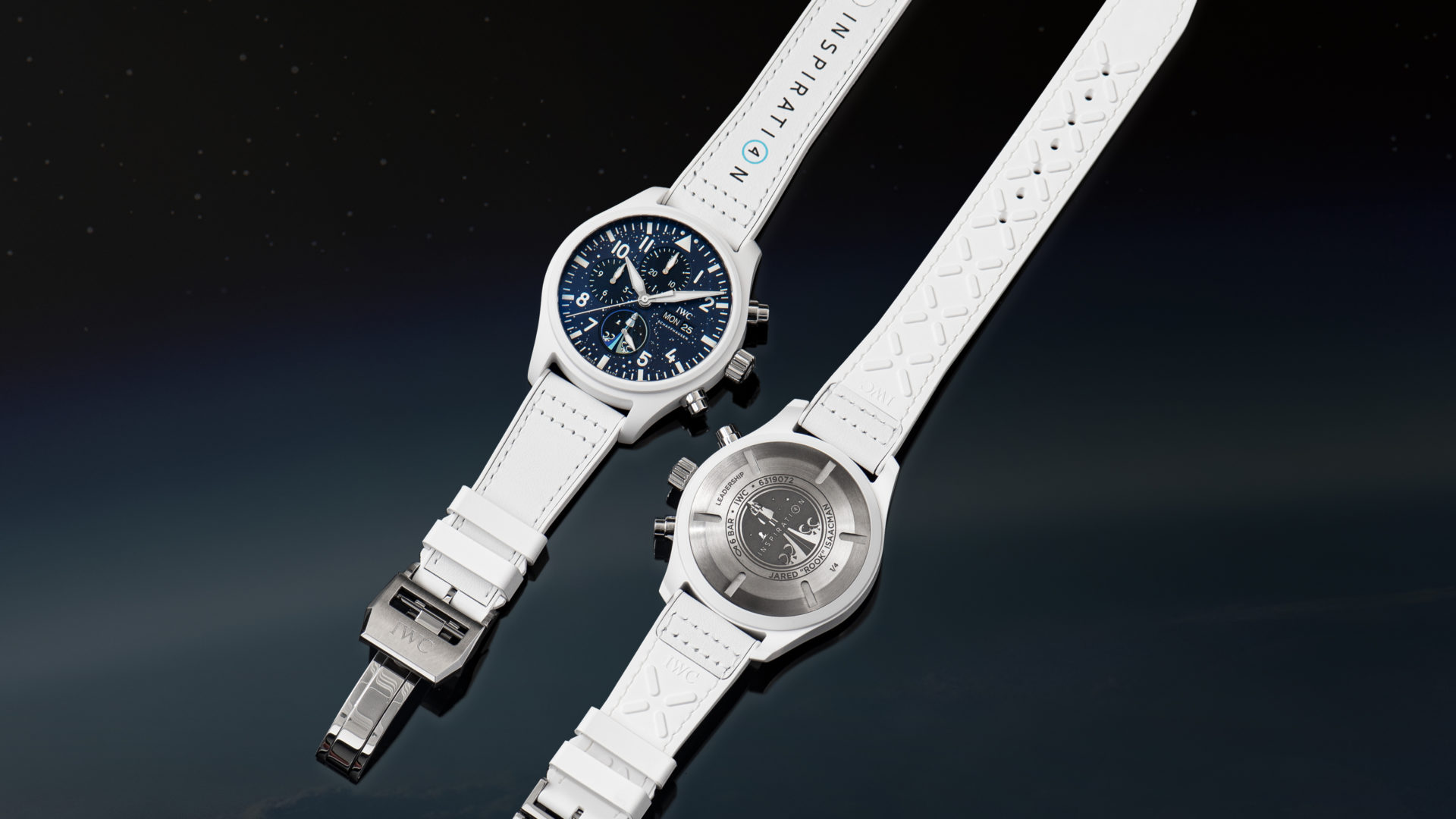 IWC Sends Pilot Watch Chronographs On Civilian-crewed SpaceX Mission