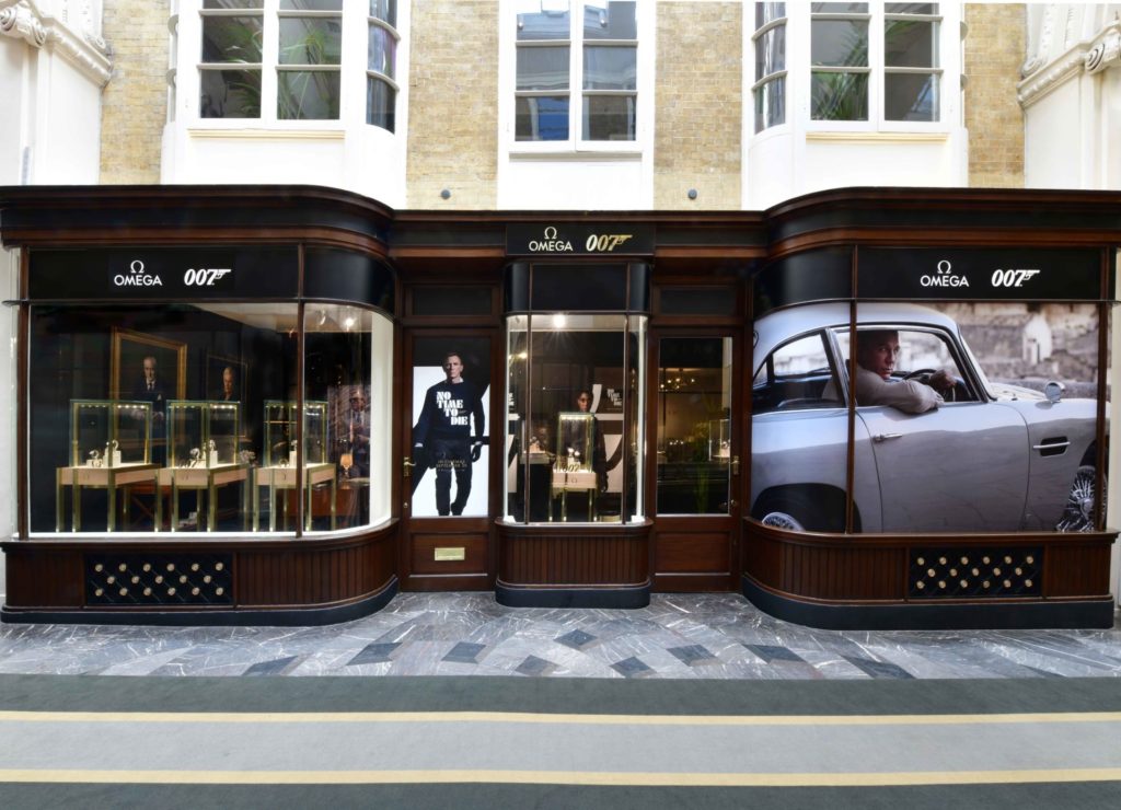 Omega Opens Pop Up Boutique Dedicated To Its James Bond Association