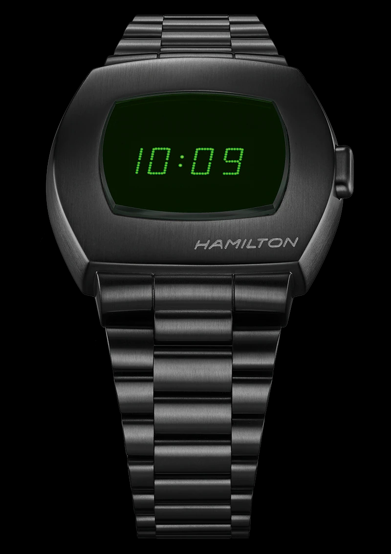 Hamilton Aligns With Matrix Resurrections Reboot For Retro Digital Watch