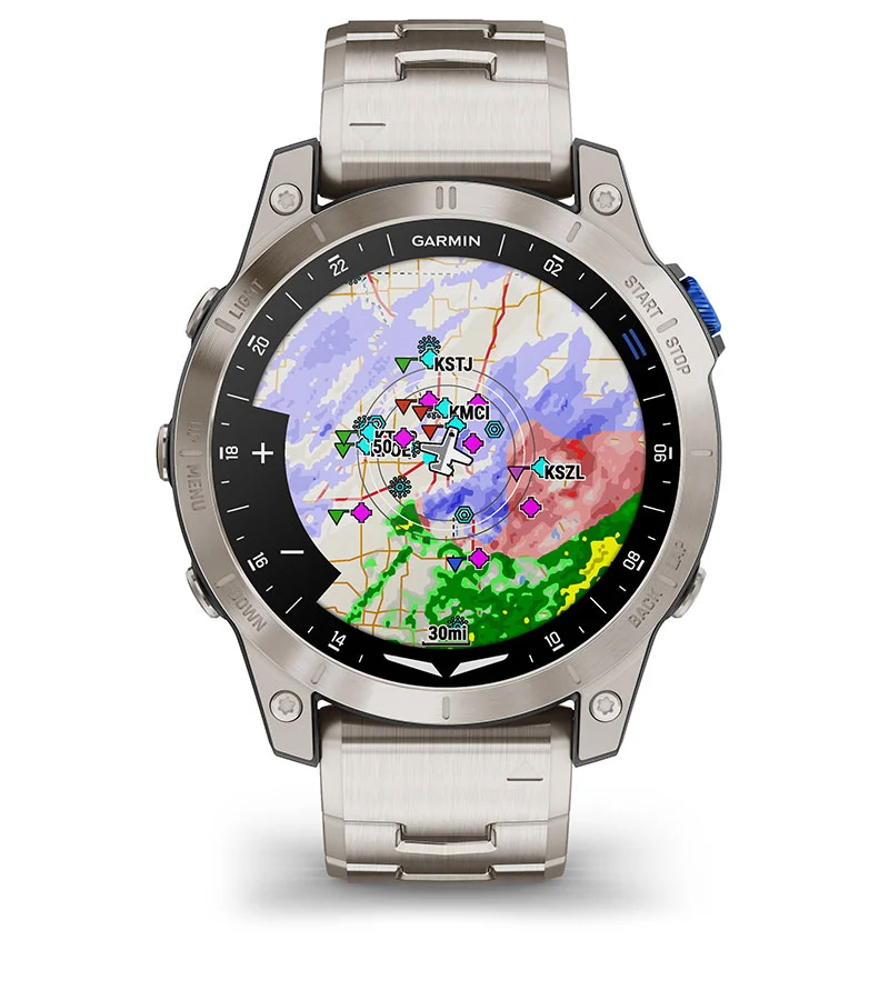 Garmin's Latest Aviator Smartwatch Will Help Land A Plane In An Emergency