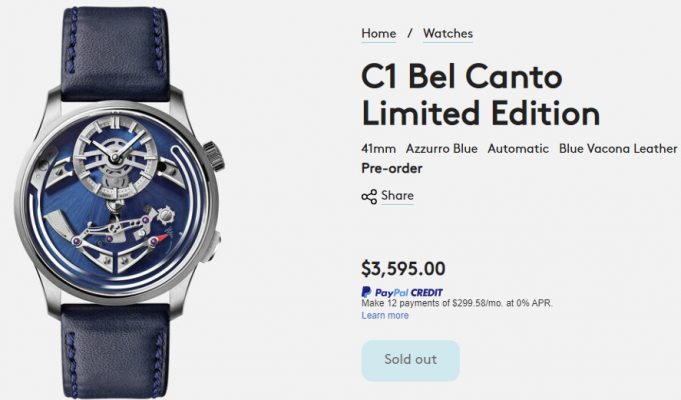 Christopher Ward's £2,995 Chiming Watch Sells Out On Day One