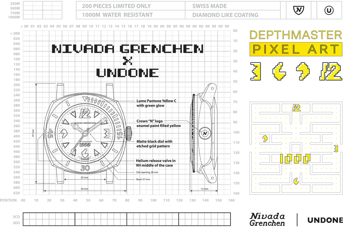 Nivada Grenchen X Undone Introduce The Depthmaster Pixel Art!: A ...