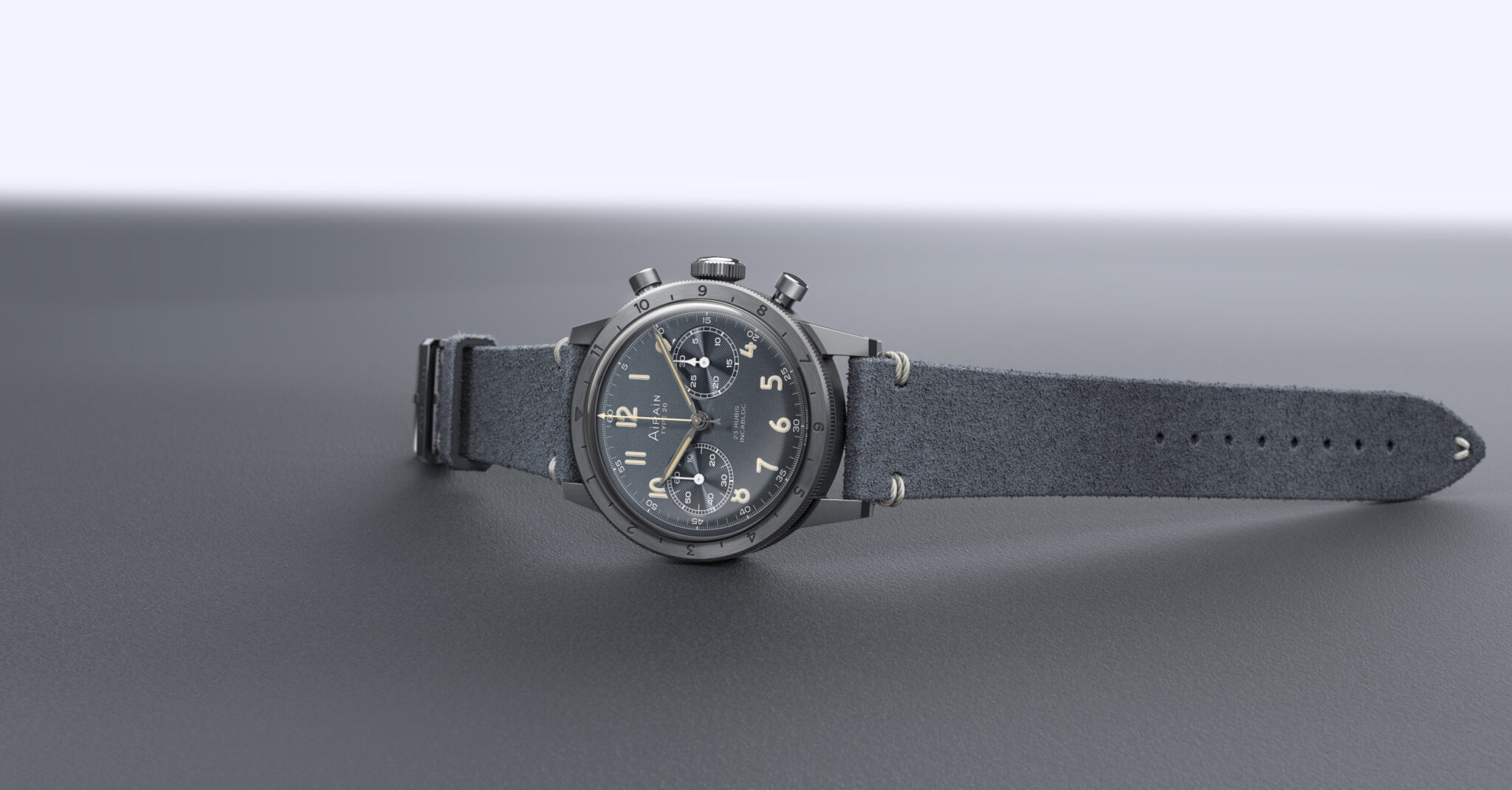 Airain's Type 20 Chronographs Return In Stealthy Black Or Grey
