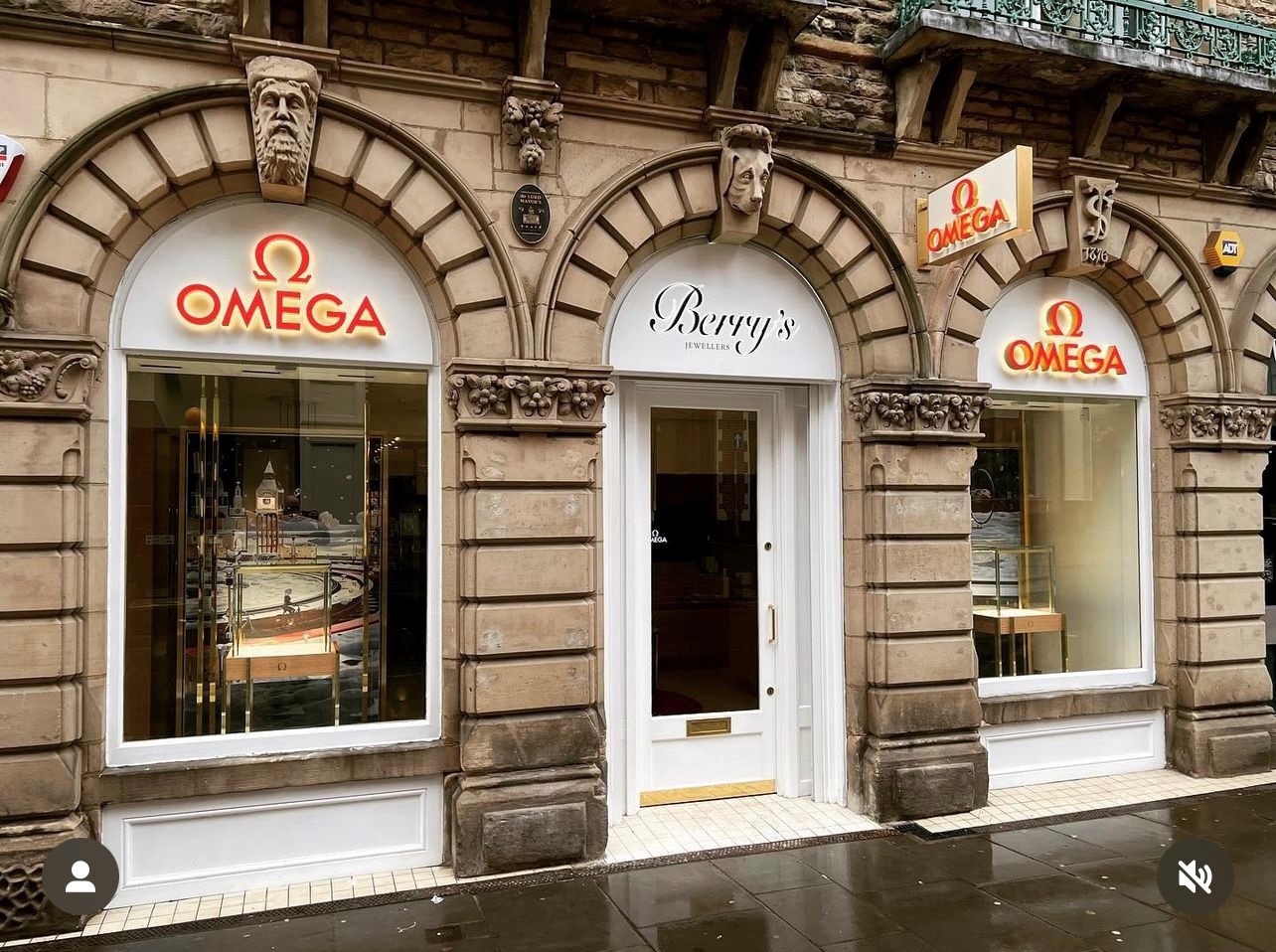 Berry's Opens Its First Omega Showroom In Nottingham