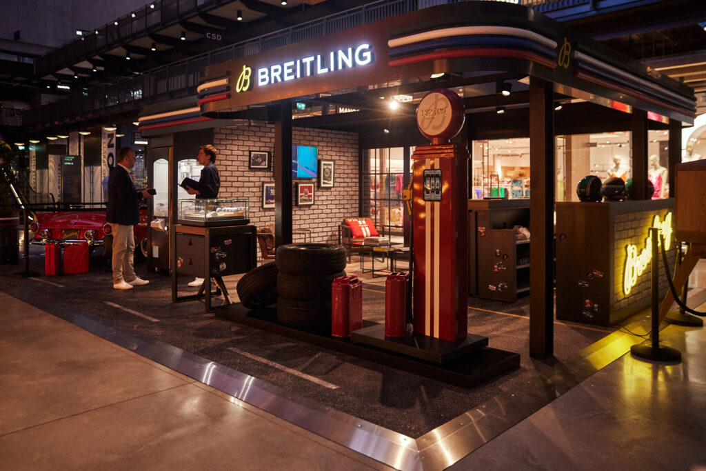 Breitling Top Time Classic Car Promotion Opens In Battersea Power Station
