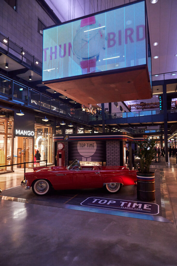 Breitling Top Time Classic Car Promotion Opens In Battersea Power Station