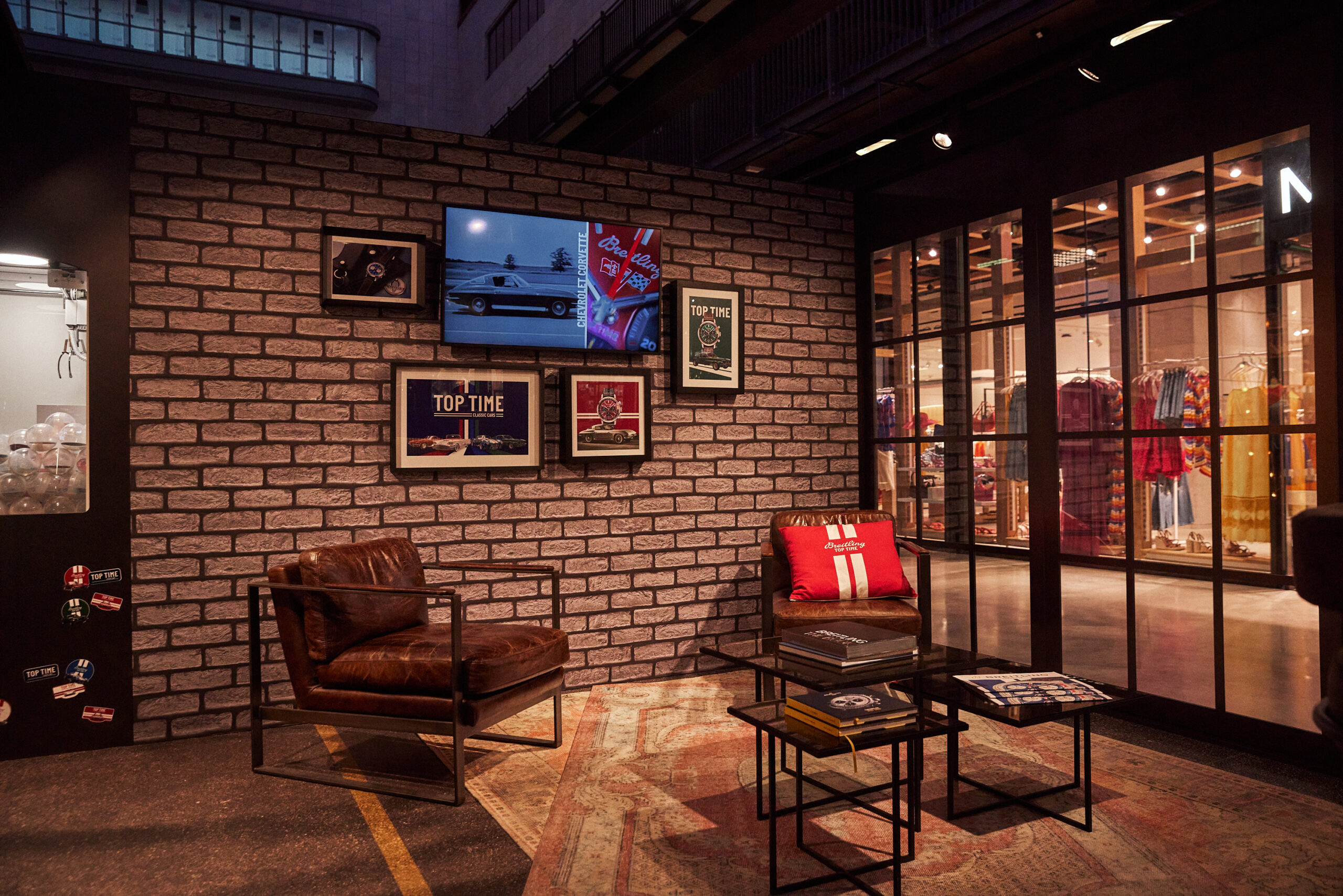 Breitling Top Time Classic Car Promotion Opens In Battersea Power Station
