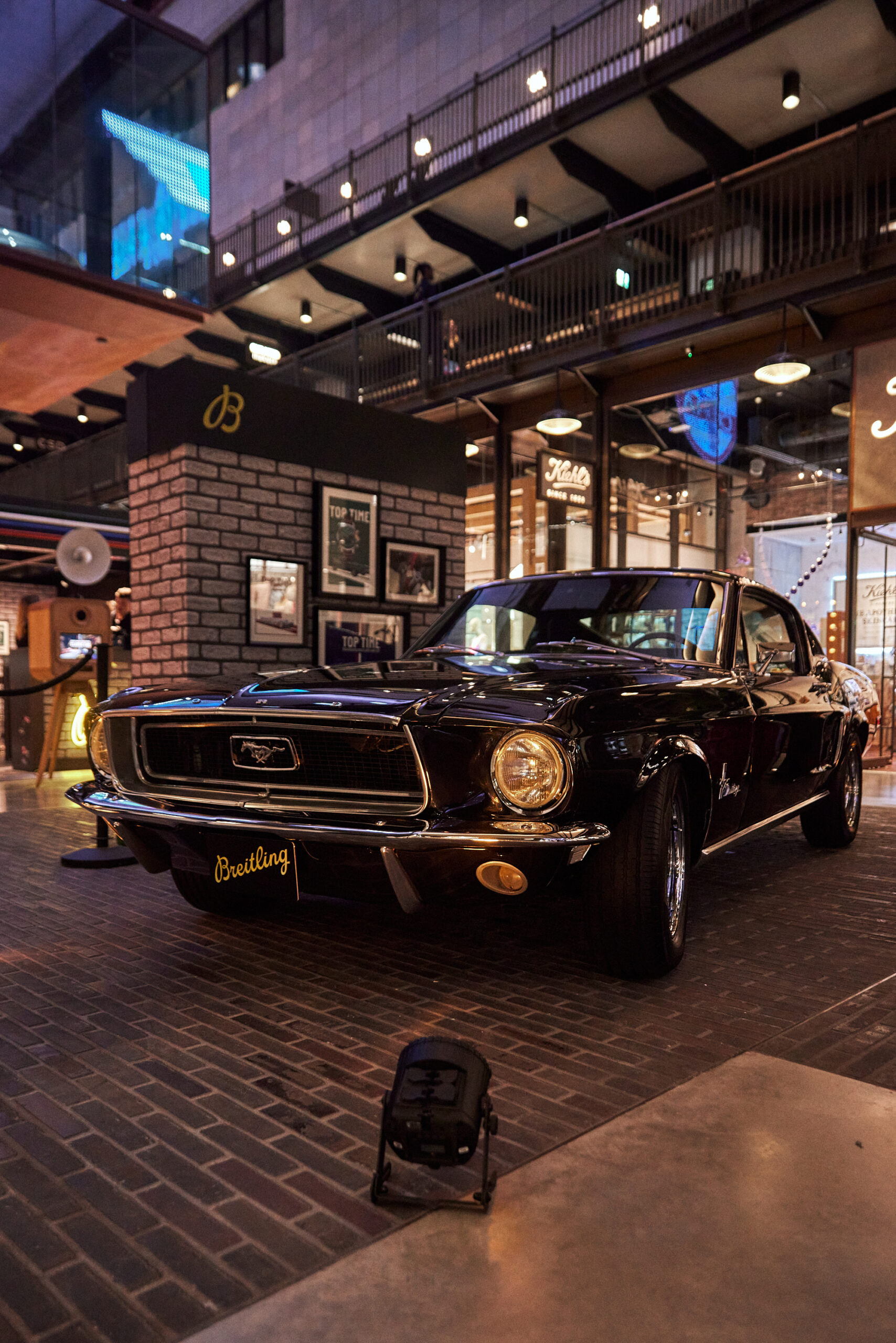 Breitling Top Time Classic Car Promotion Opens In Battersea Power Station