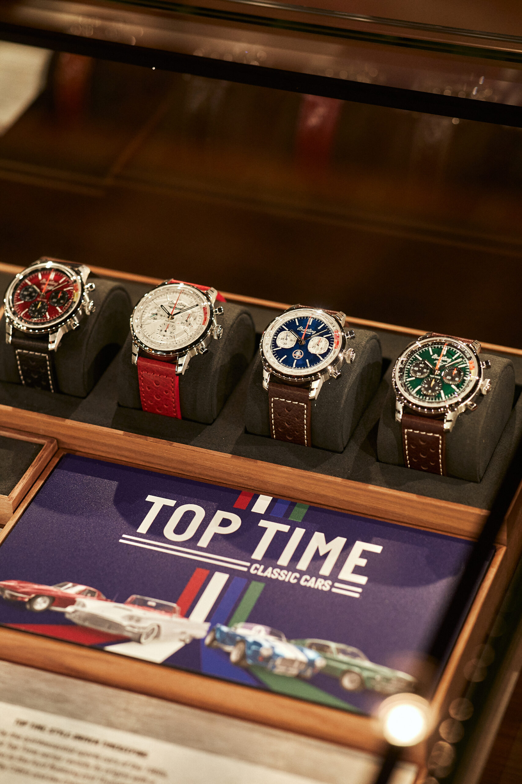 Breitling Top Time Classic Car Promotion Opens In Battersea Power Station