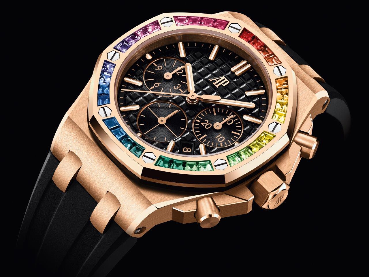 Audemars Piguet Pimps Colourful Quintet Of 37mm Royal Oak Offshore Watches