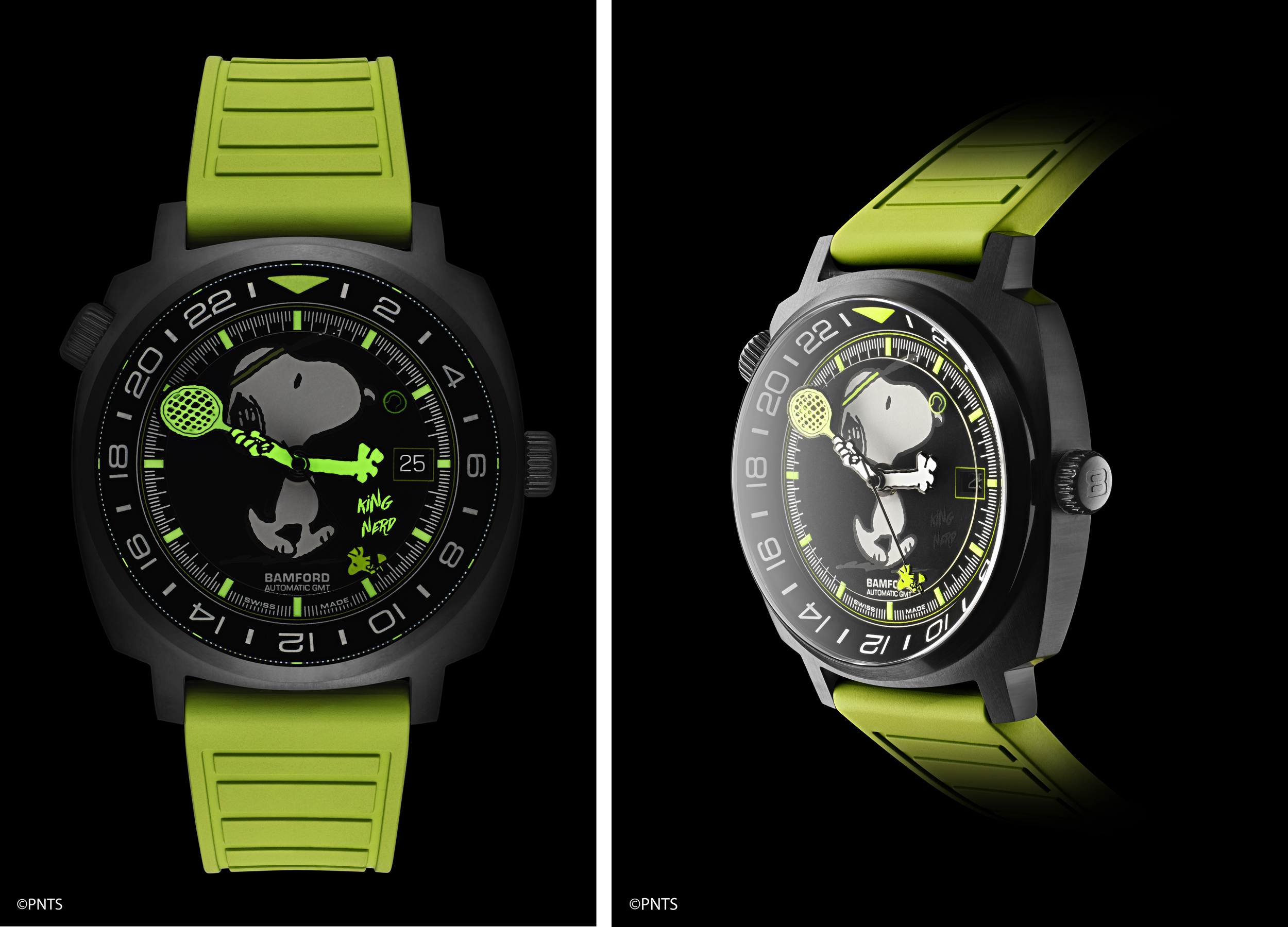 Bamford and King Nerd create a tennis-playing Snoopy watch - WATCHPRO USA