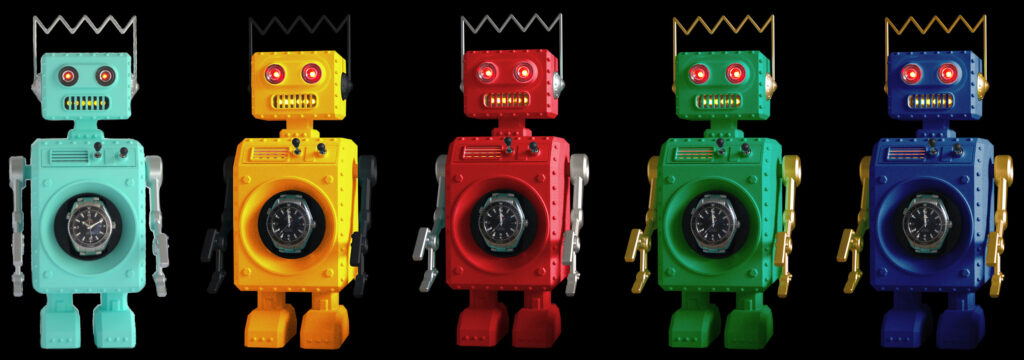 Chrome Calibre's Retro Bot Watch Winders Head To Kickstarter