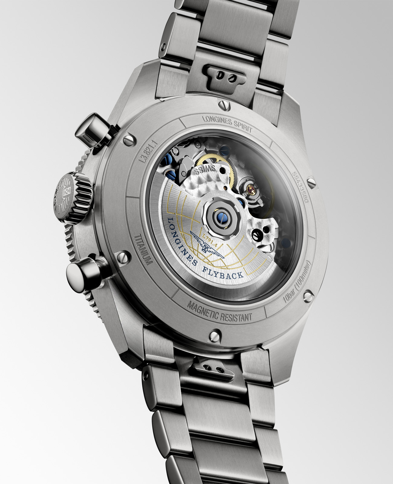 Longines Turns To Titanium For Latest Spirit Flyback Chronograph