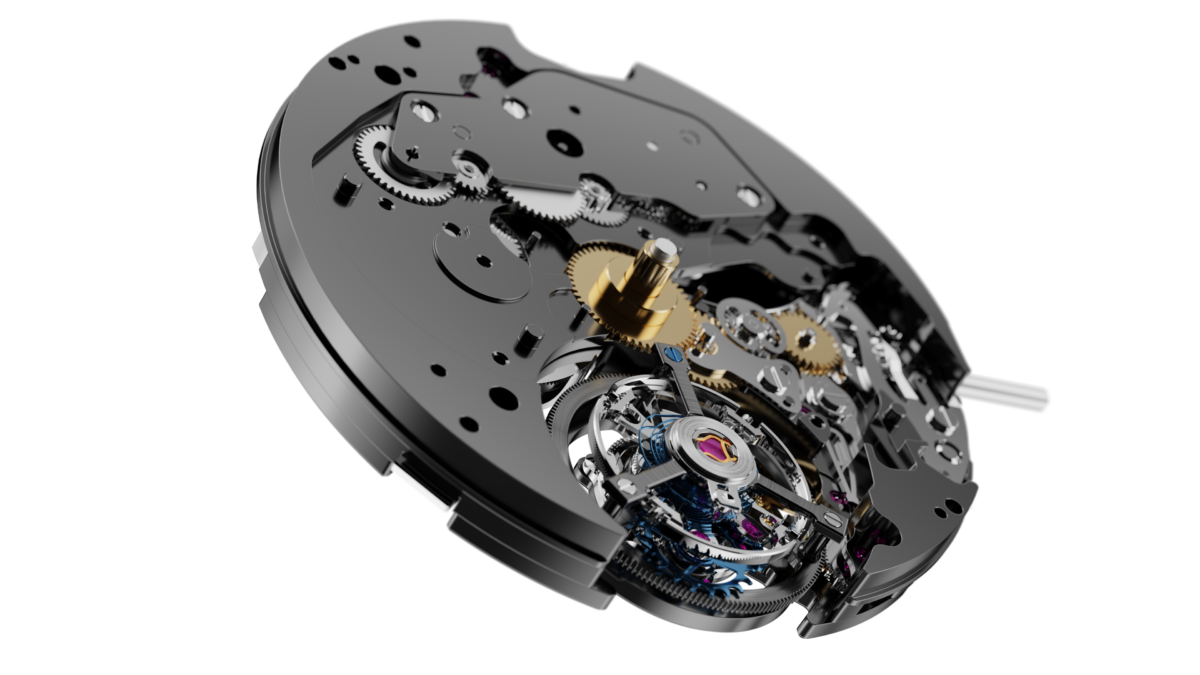 The Horage K-TMR Calibre With Micro-rotor And Tourbillon