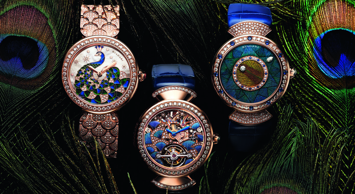Bulgari Adds To Its Flock Of Divas' Dream Peacock Watches
