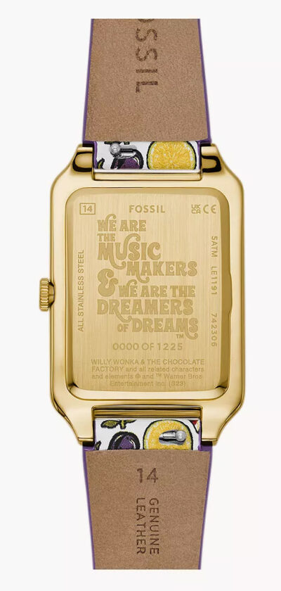Fossil's Wonka Watches Keep Time In A World Of Pure Imagination