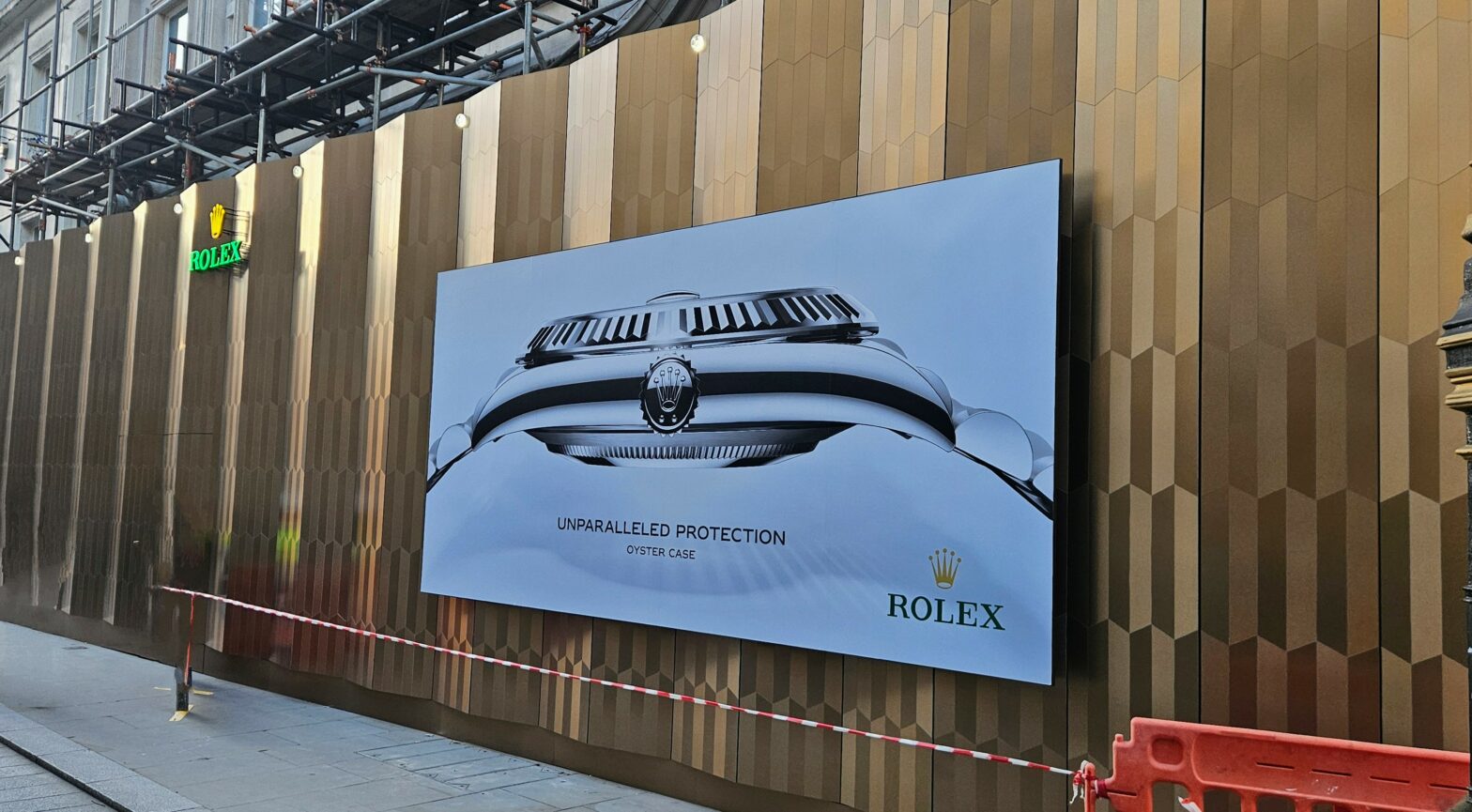 Rolex Megastore Under Construction On London's Bond Street