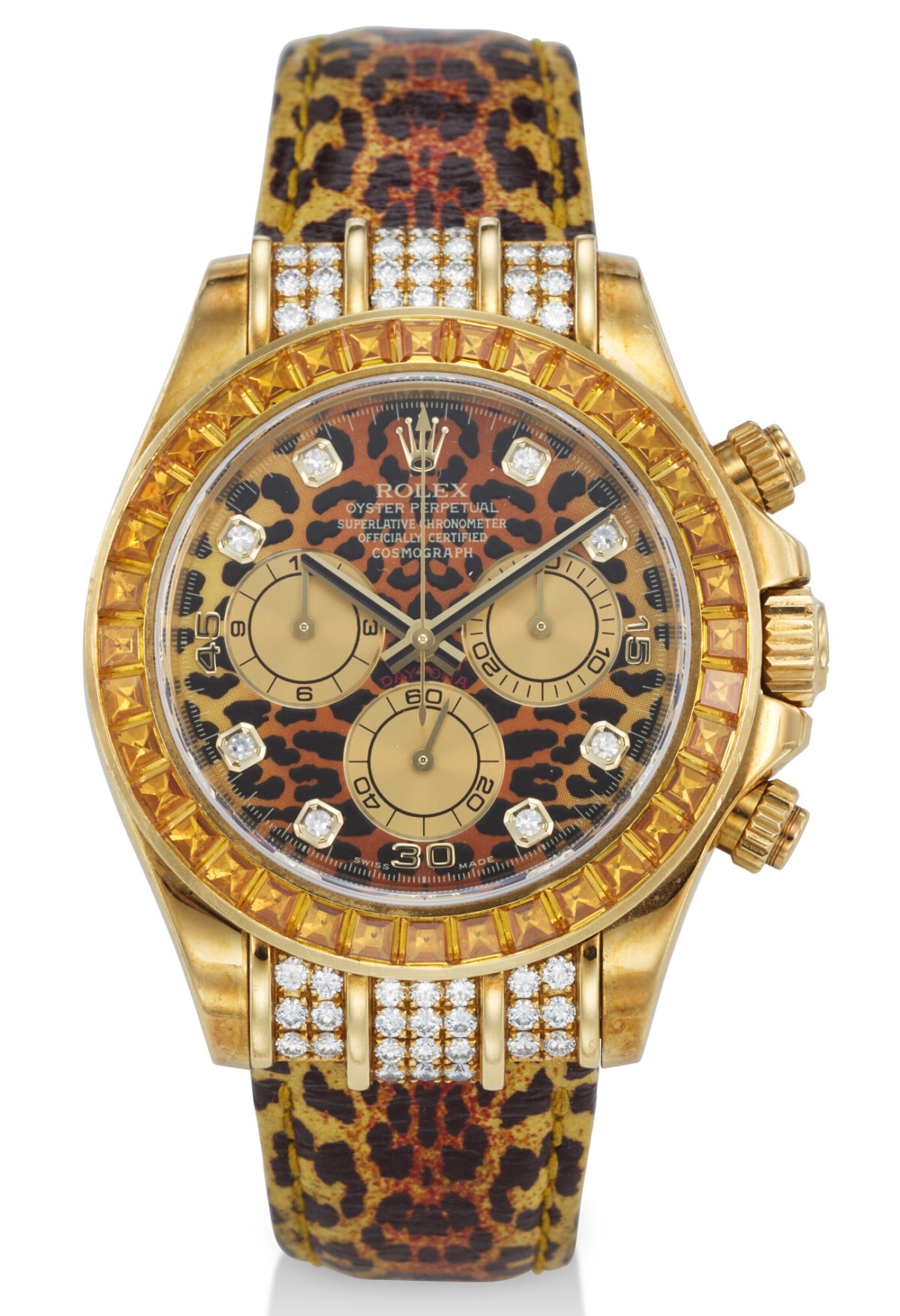 Elton John's Leopard Print Rolex Daytona Sells For A World Record $176,400