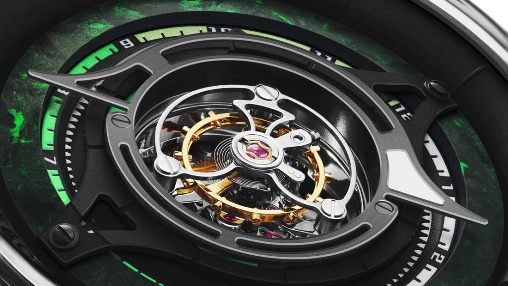 China's Peacock Develops Space Age Central Tourbillon Watch For €3,435