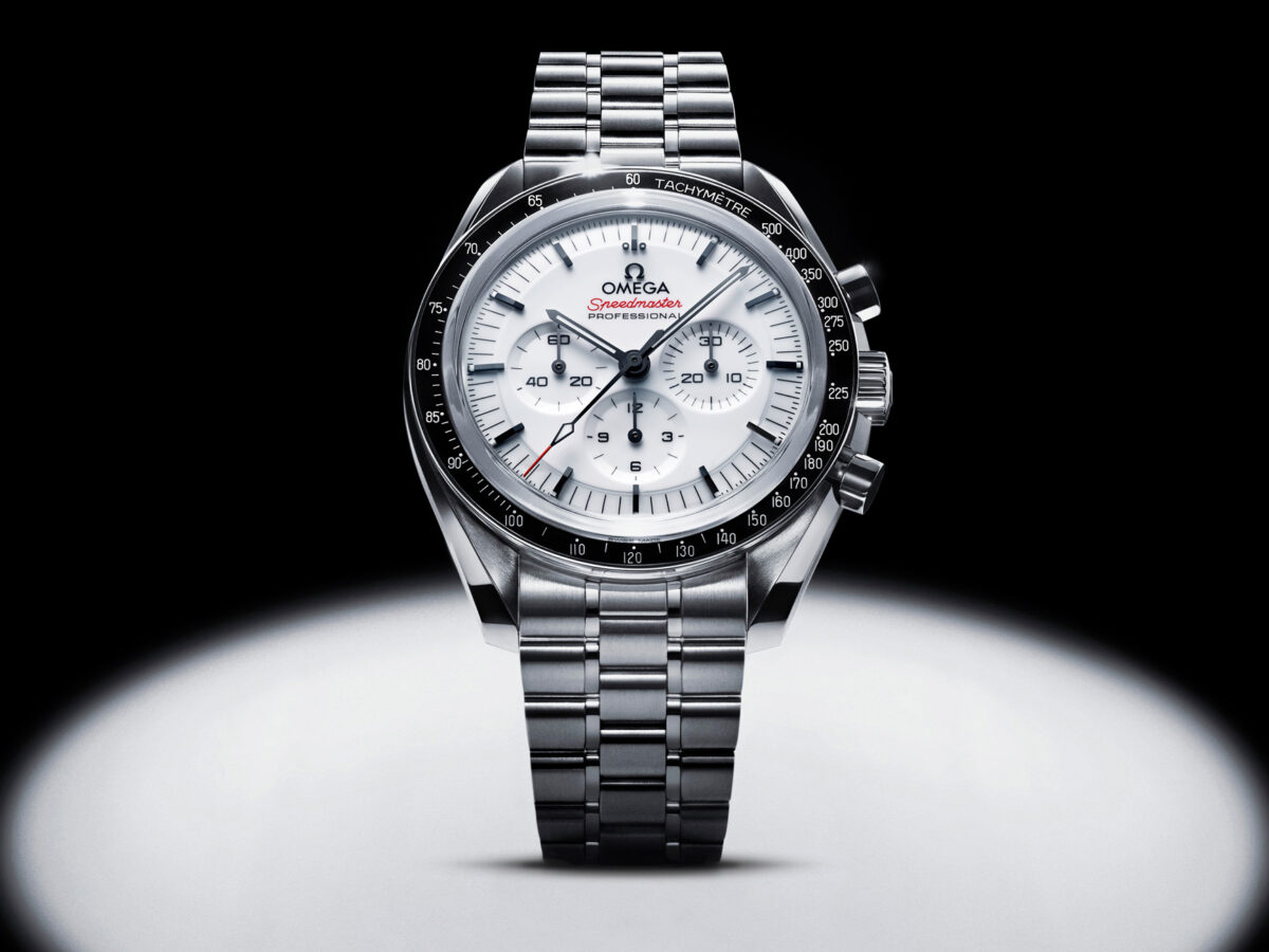Omega Comes Clean With Glossy White Dialled Speedmaster Moonwatch