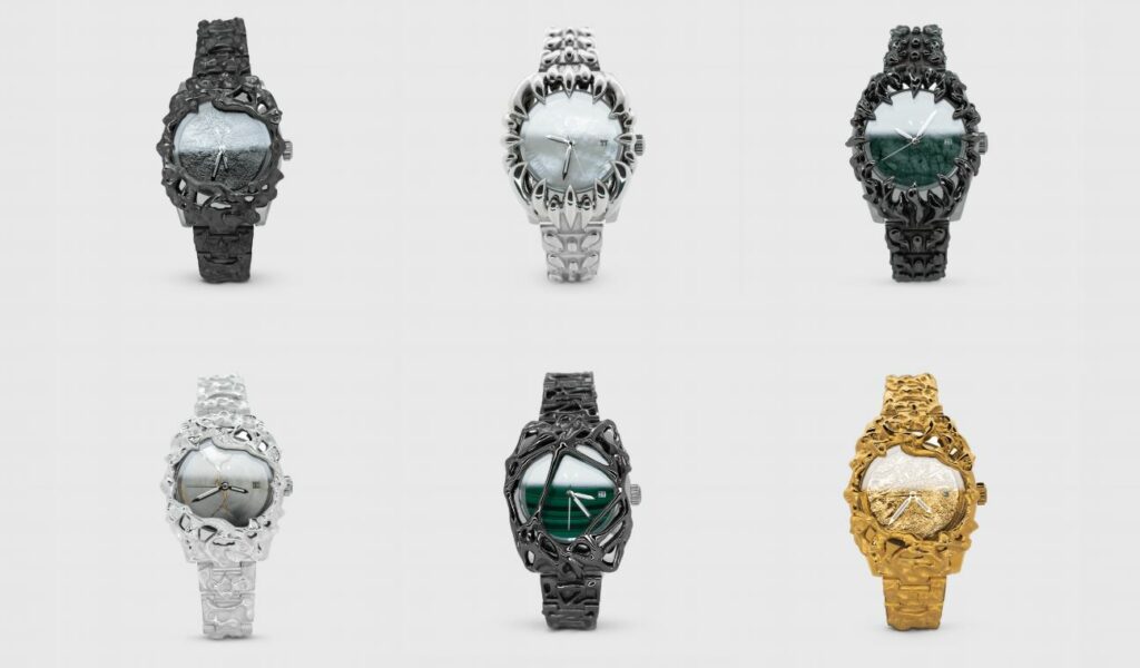 Alabaster Industries Avant-garde Alien Timekeepers