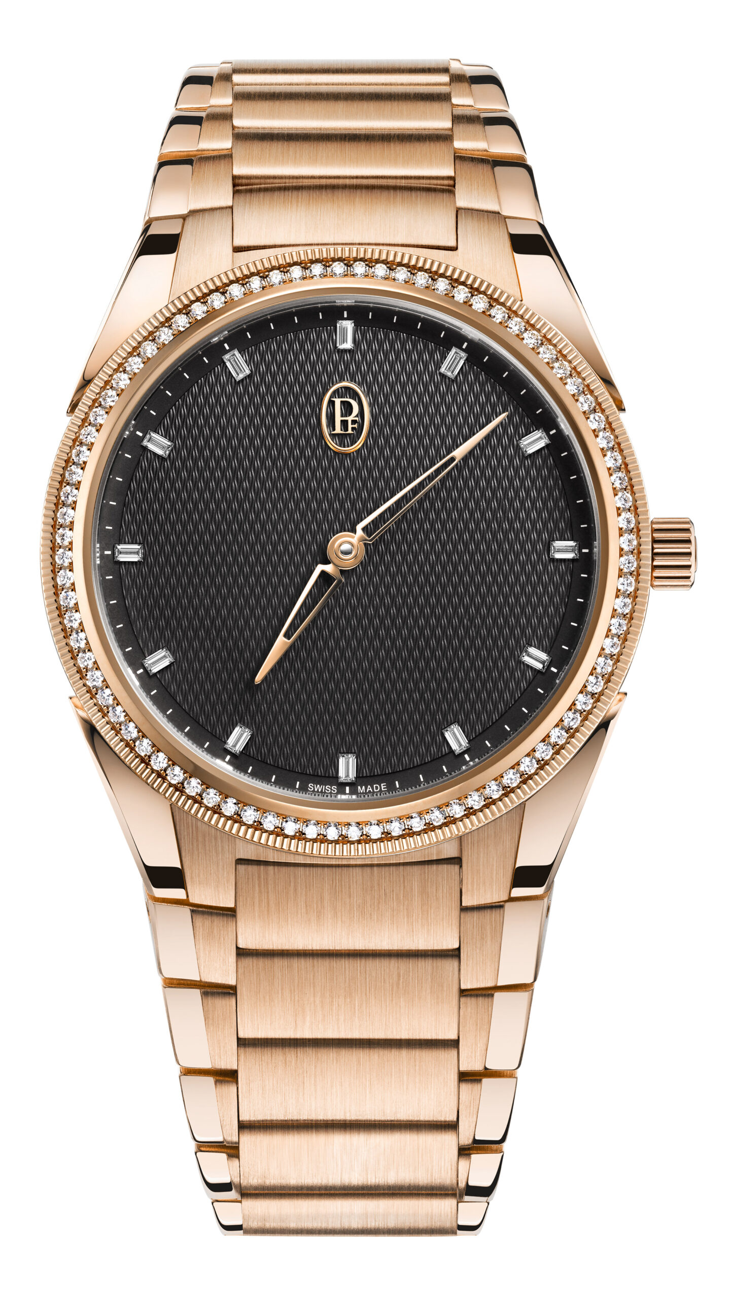 Parmigiani Elevates 36mm Tonda PF Automatic Line With Diamonds And Gold