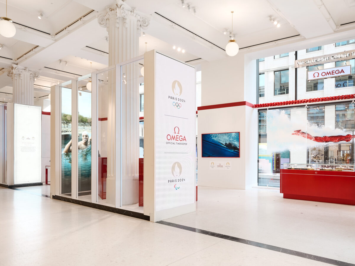 Omega Brings Olympic Vibe To London’s Selfridges
