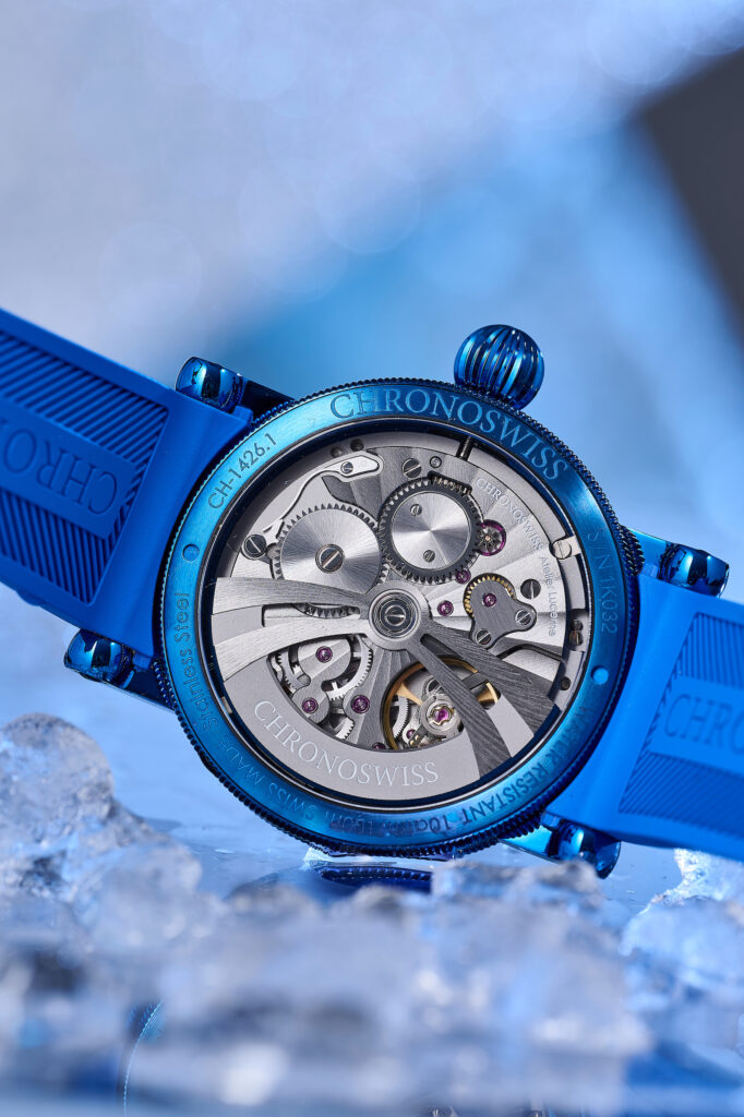 Chronoswiss Gives Delphis The Ice Blue Treatment In Time For WatchPro Salon