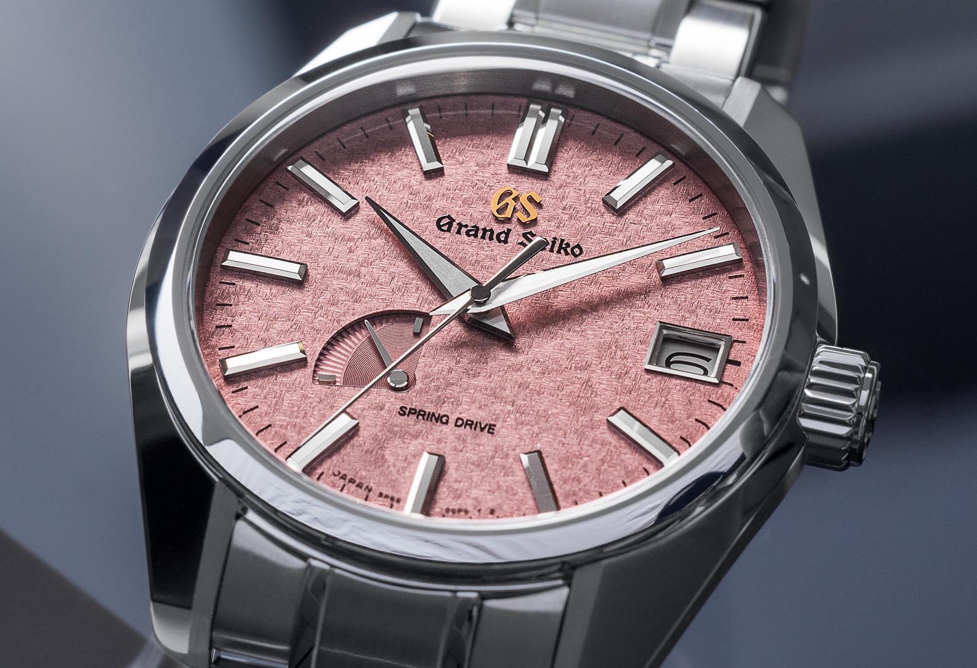 Grand Seiko Creates 44GS Watches In Shimmering Pink And Blue For ...
