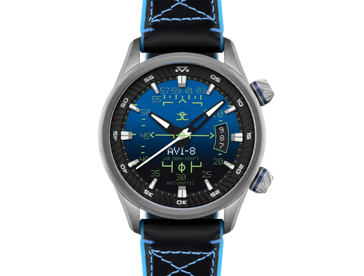 AVI-8 Launches Watch With Head-up Style Display