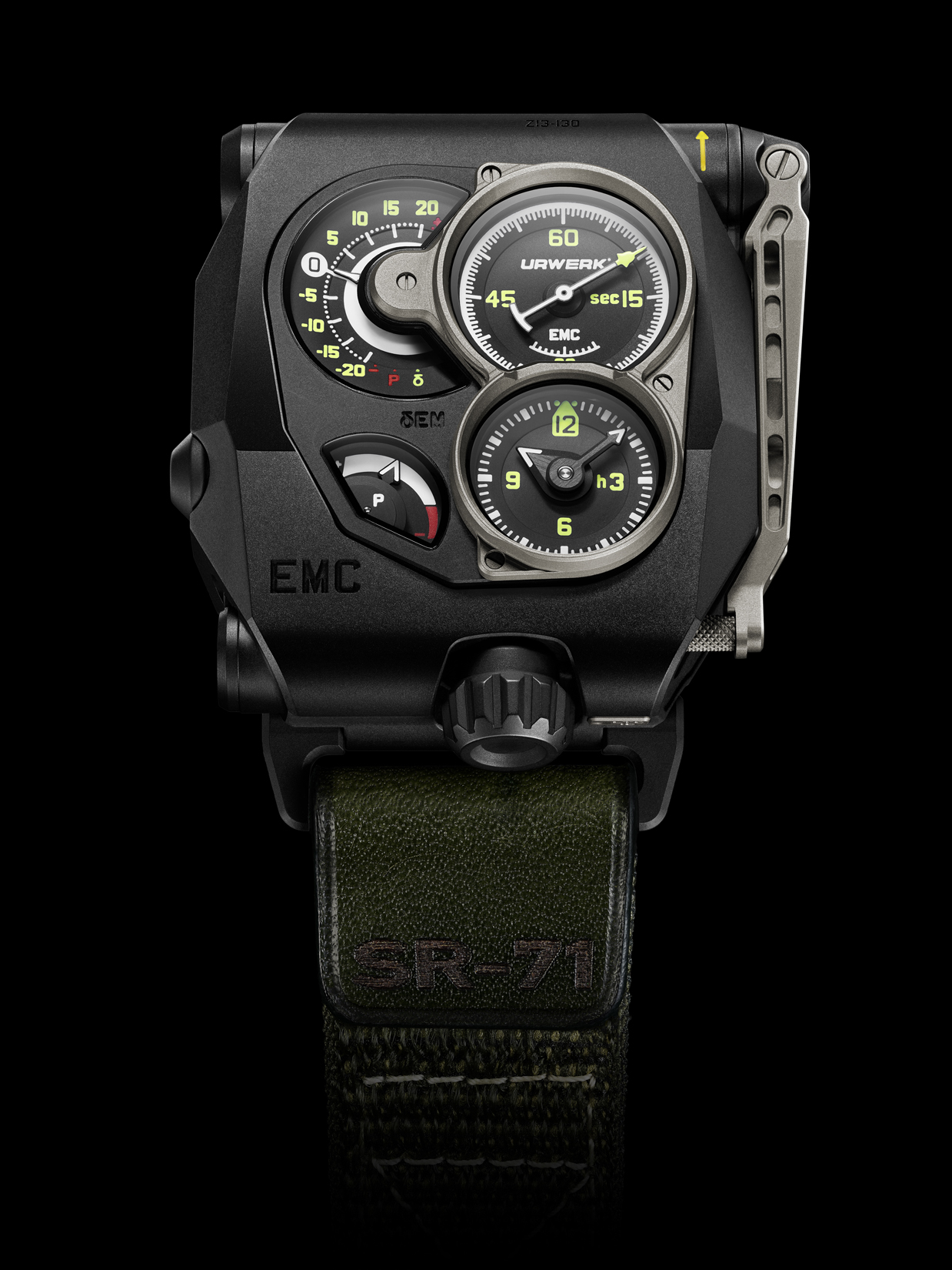 Urwerk Revives Its Iconic EMC Watch In Stealth Fighter Jet Black