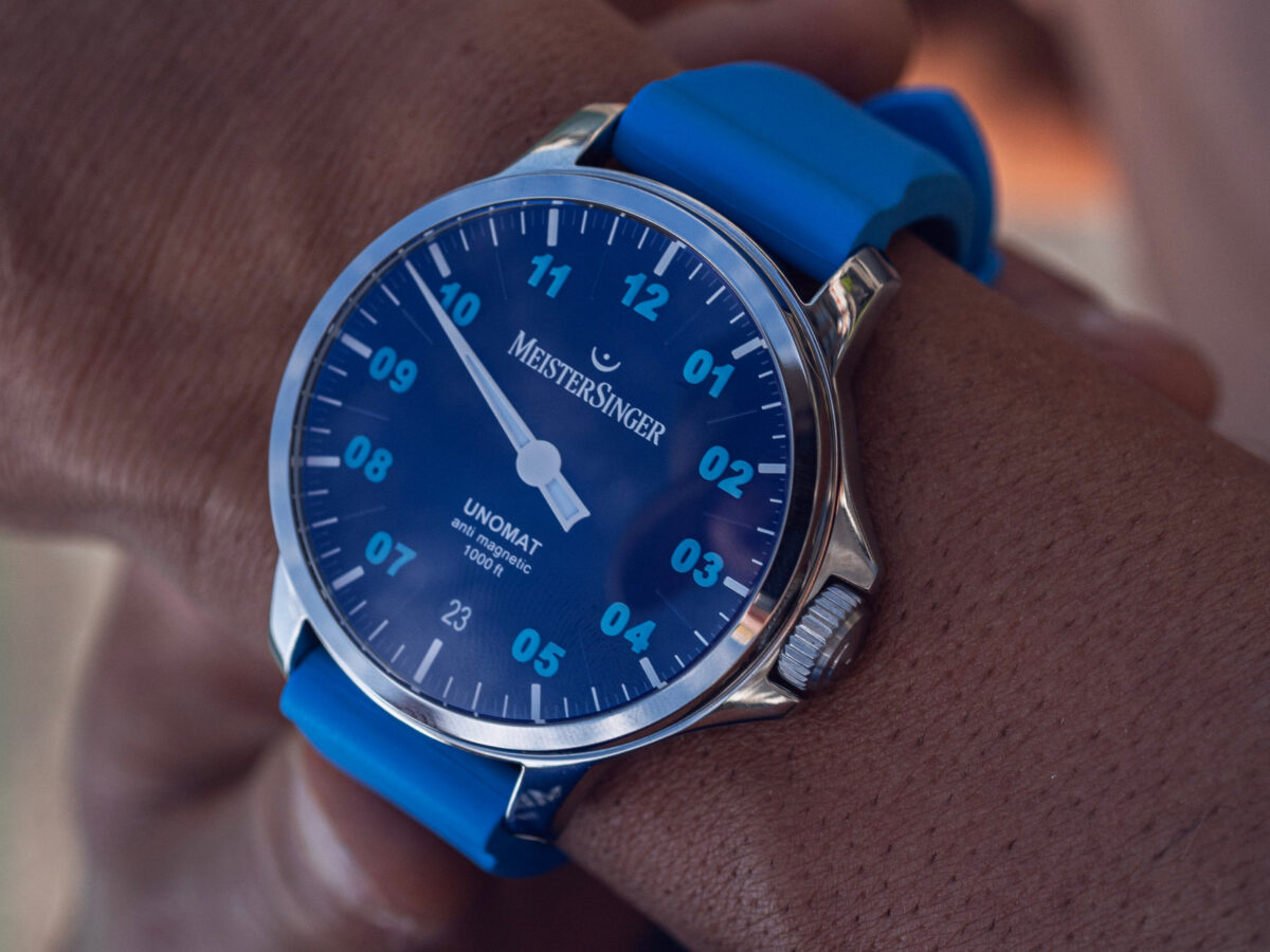 MeisterSinger’s One-handed Sports Watch Has A Moment