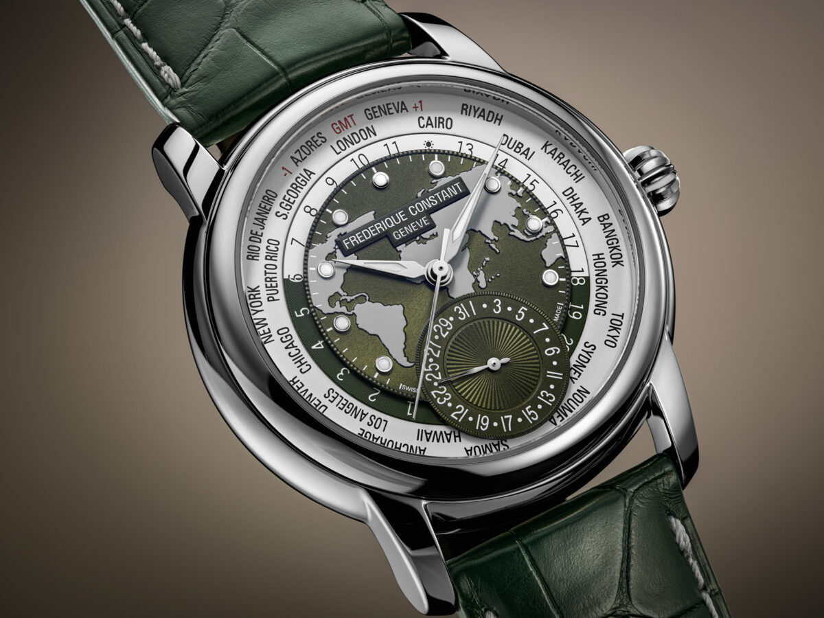 Frederique Constant Worldtimer Goes Green