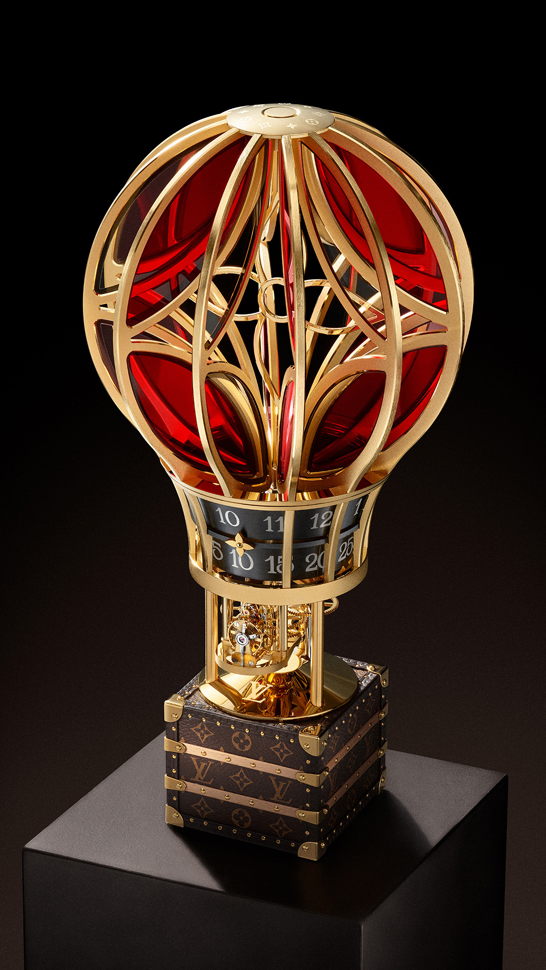 Louis Vuitton Looks To The Skies With Latest Hot Air Balloon Table Clocks