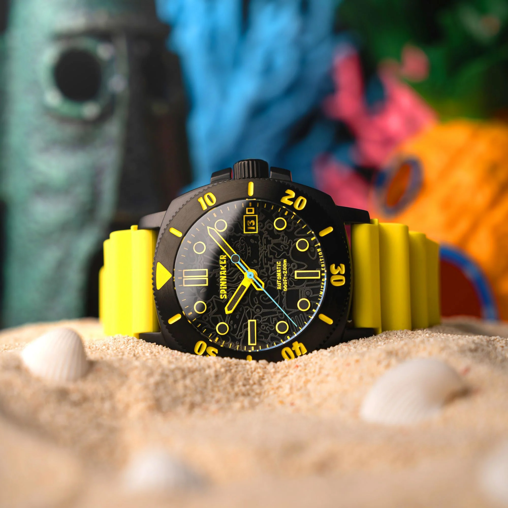 SpongeBob Squarepants Lives In A Diver's Watch Under The Sea