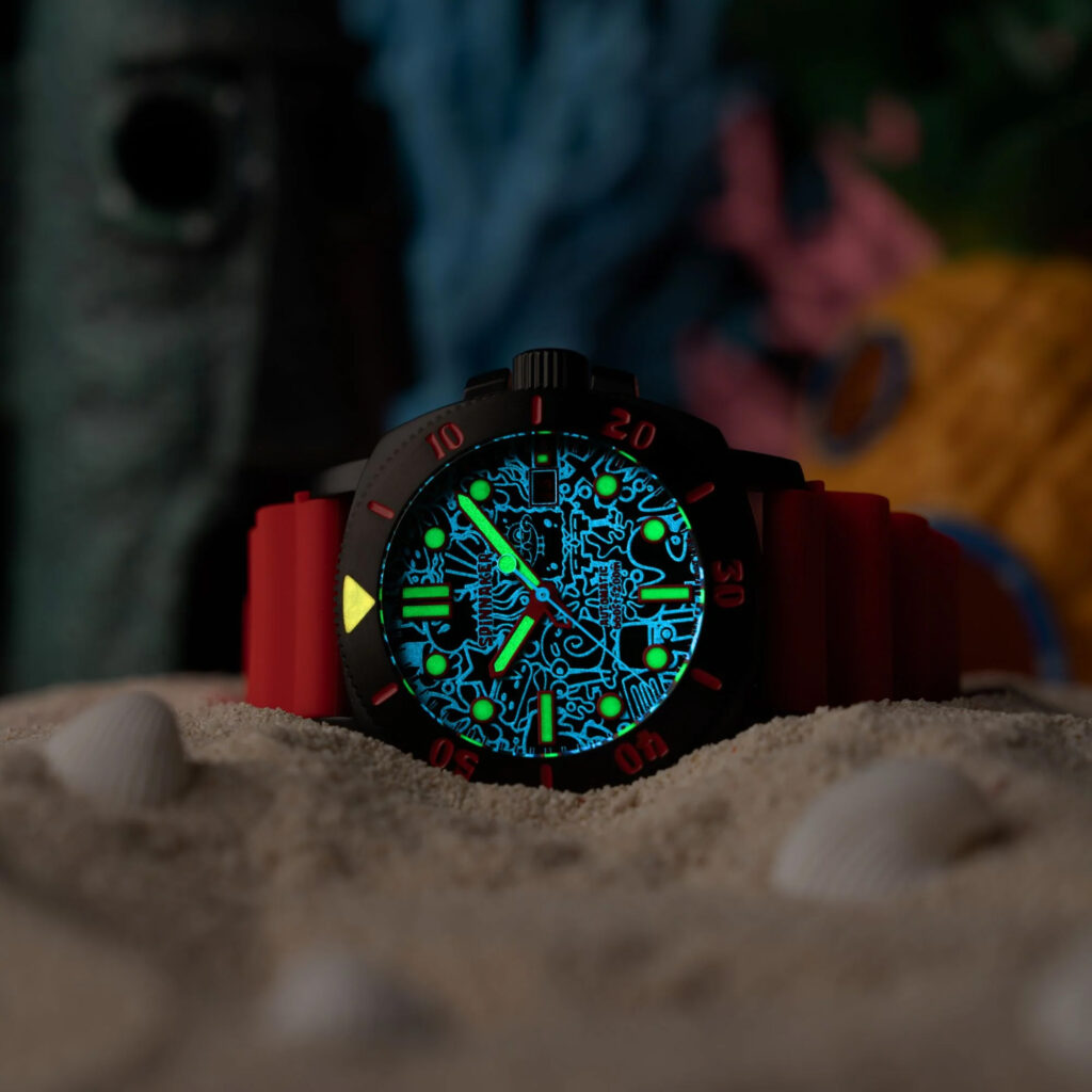 SpongeBob Squarepants Lives In A Diver's Watch Under The Sea
