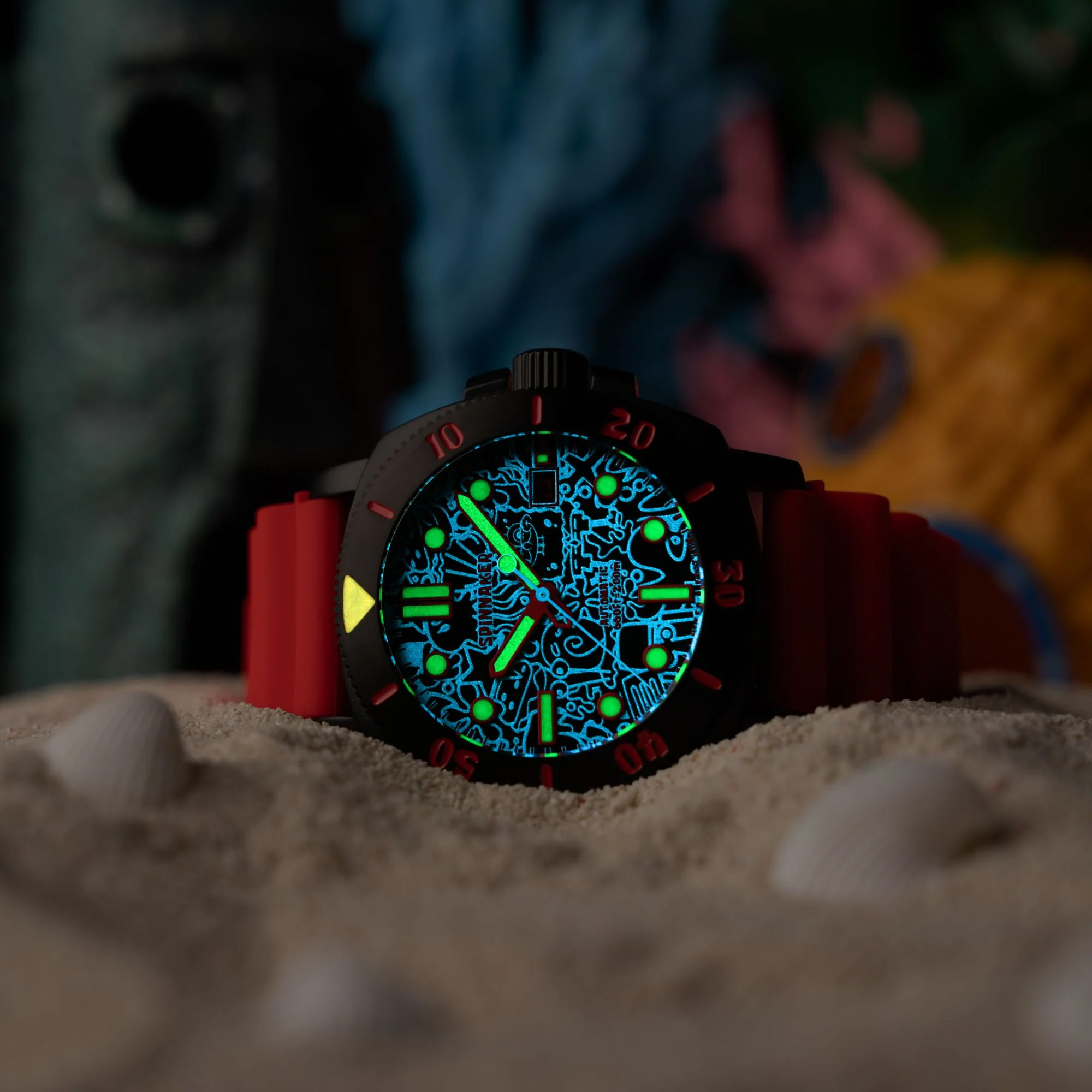 SpongeBob Squarepants Lives In A Diver's Watch Under The Sea