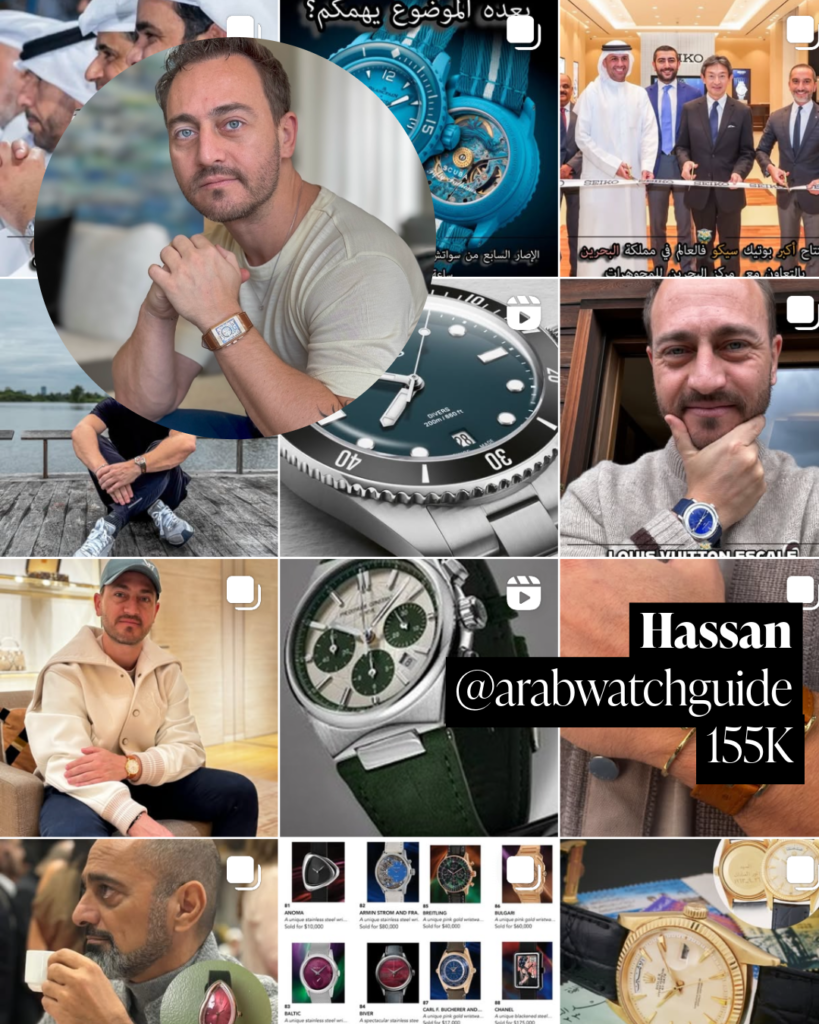 9 Middle East Watch Influencers You Should Be Following